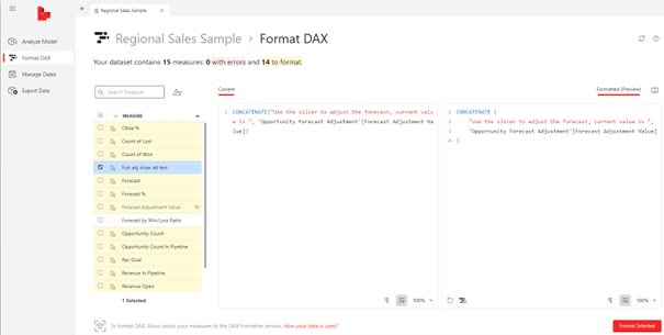 Bravo for Power BI | element61